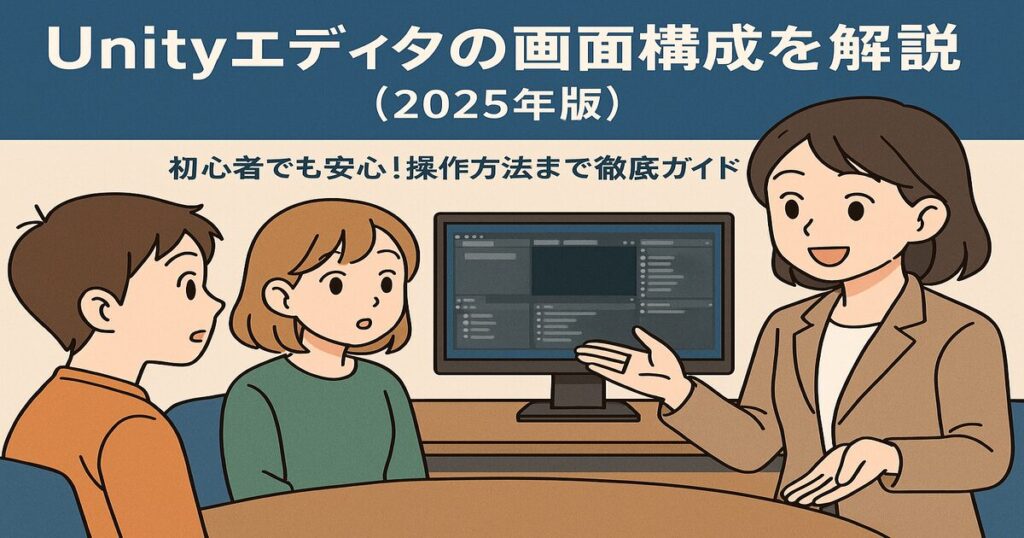 【2025年版】Unity Editorの画面構成と操作方法を分かりやすく解説｜Wamutai Tech - Unity Blog
