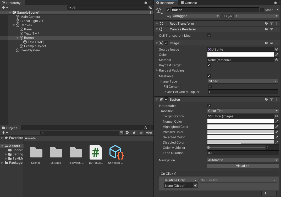 【Unity】Buttonの使い方 | スクリプト、OnClick、Interactable、EventTriger｜Wamutai Tech - Unity Blog