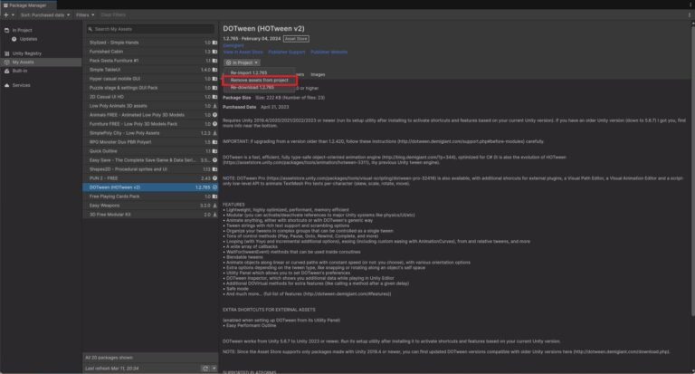 【Unity】Unity Asset Storeの使い方 | ダウンロード、無料・有料アセット、ライセンスと商用利用｜Wamutai Tech