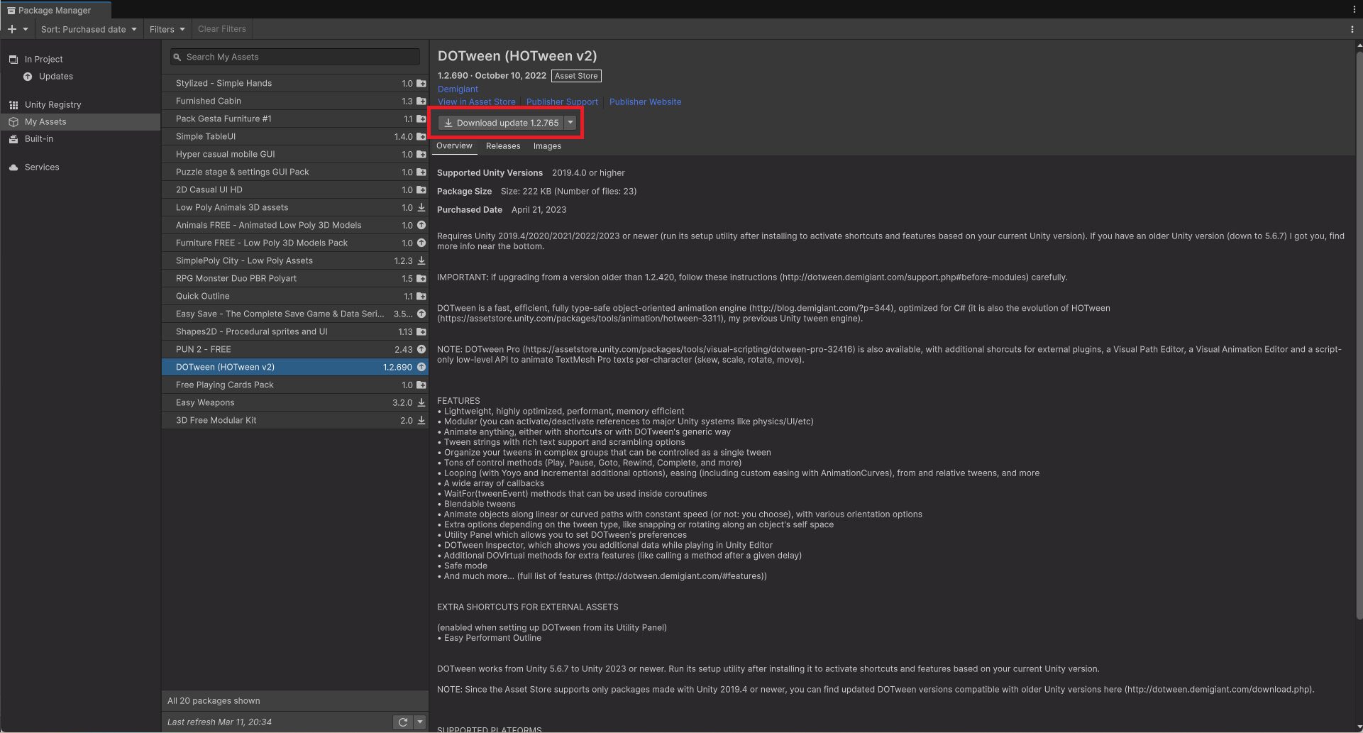 【Unity】Unity Asset Storeの使い方 | ダウンロード、無料・有料アセット、ライセンスと商用利用｜Wamutai Tech