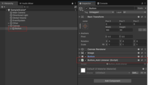 【Unity】Buttonのクリック処理(onClick)をスクリプトで登録・解除する方法｜Wamutai Tech